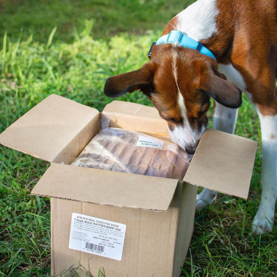 Steve's Real Food Turducken | Frozen Raw Pet Food | 20lb Bulk Box