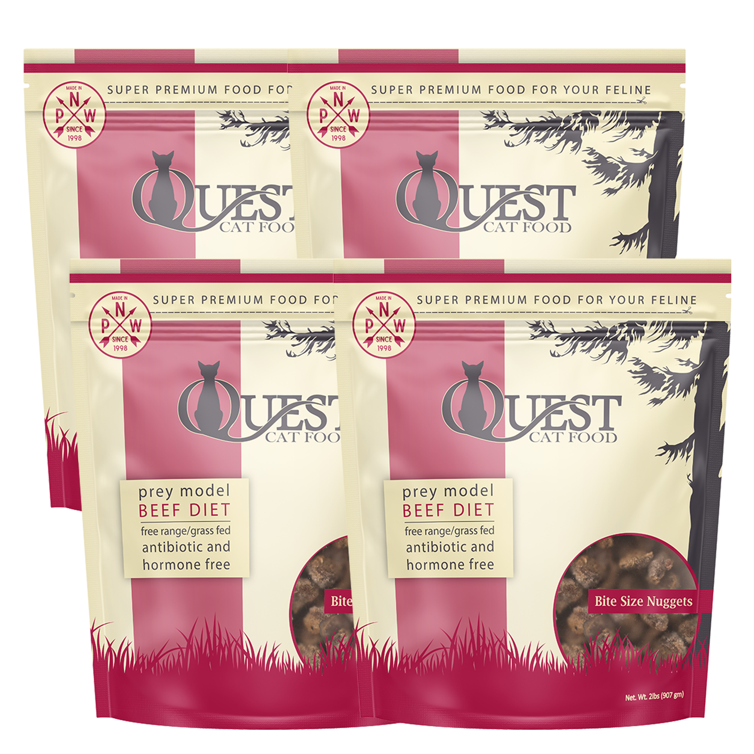 Frozen Raw Cat Food | Beef Recipe – Raw Pet Food